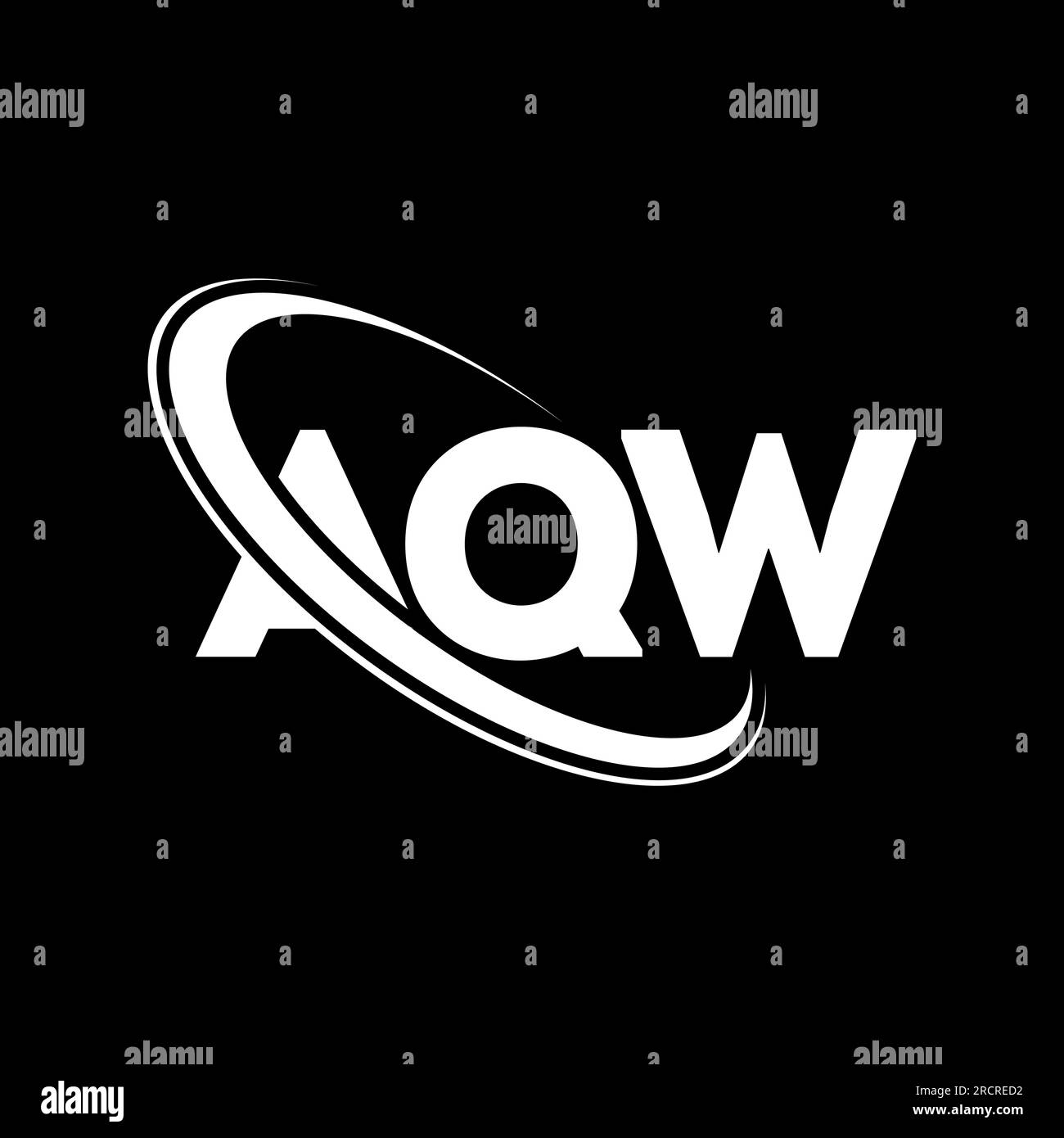 AQW logo. AQW letter. AQW letter logo design. Initials AQW logo linked ...