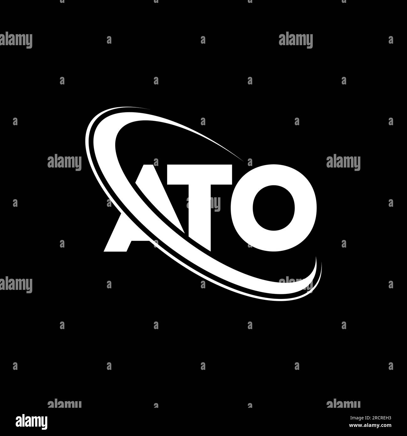 Ato circle logo Stock Vector Images - Alamy