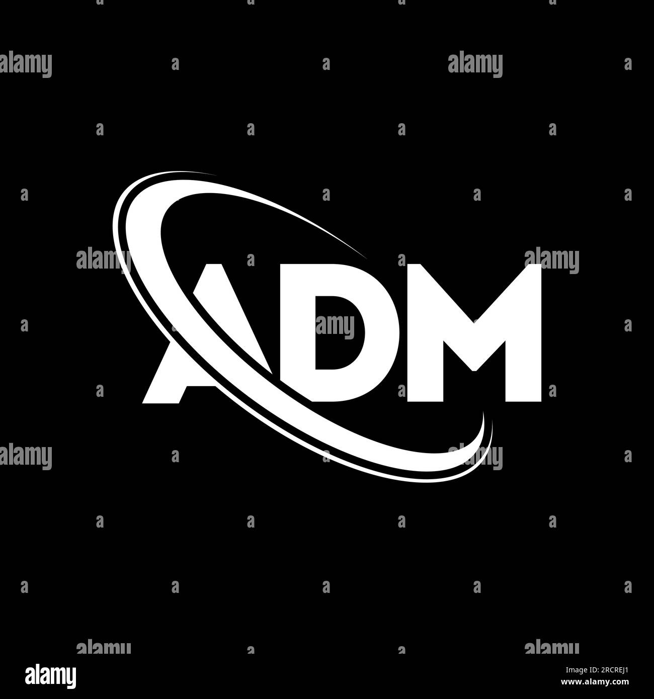 ADM logo. ADM letter. ADM letter logo design. Initials ADM logo linked ...