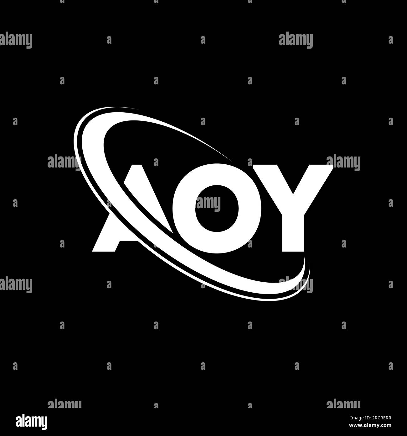 AOY logo. AOY letter. AOY letter logo design. Initials AOY logo linked ...