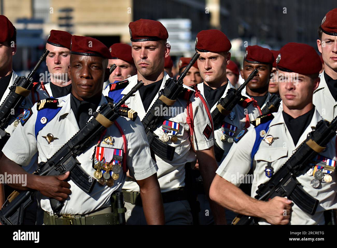 Marseille, France. 14th July, 2023. Representatives of the 17th ...