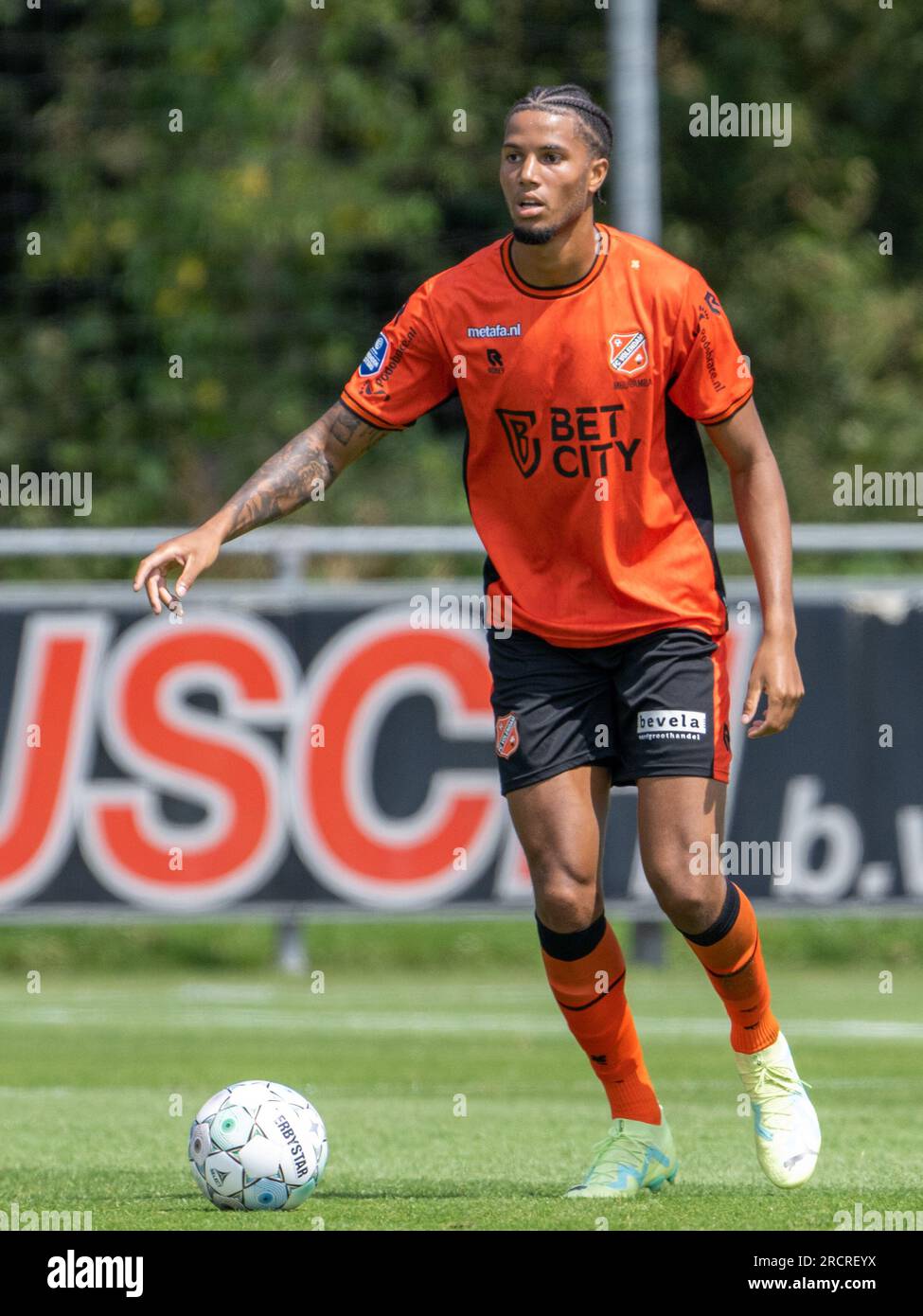 ALKMAAR, NETHERLANDS - JULY 15: Xavier Mbuyamba of FC Volendam during ...
