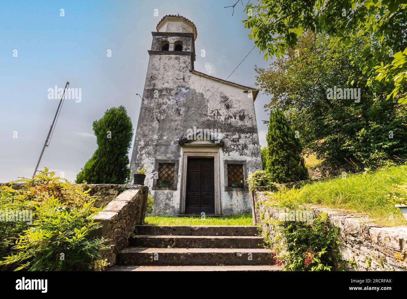 Italy Veneto Soller - Church of St. Justine (17th century Stock Photo ...