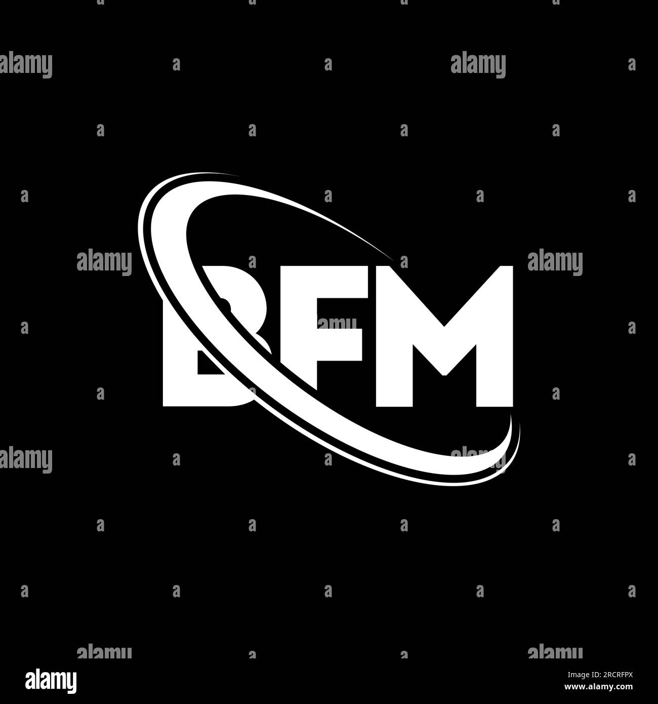 Bfm logo design Black and White Stock Photos & Images - Alamy