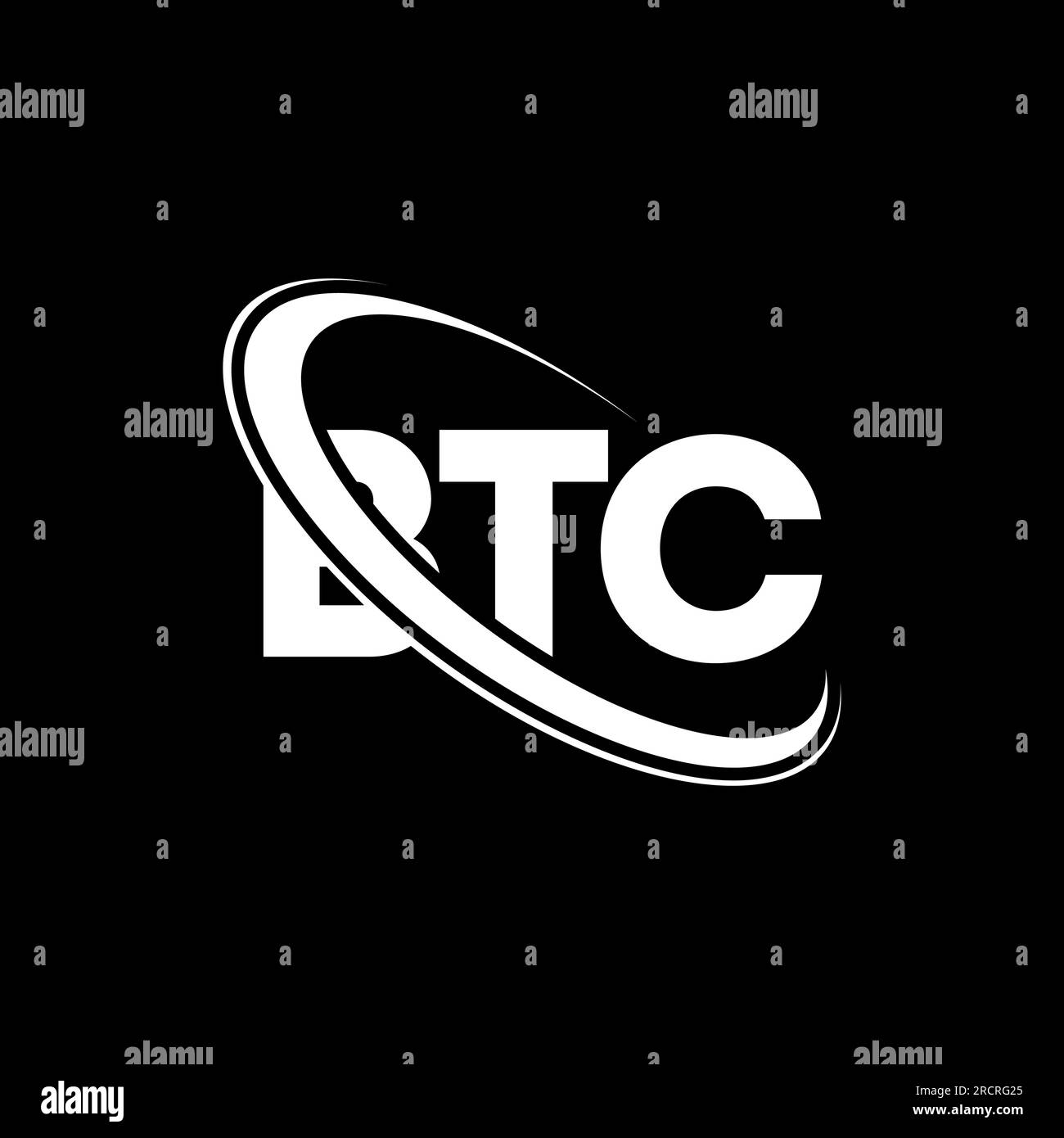 Btc monogram hi-res stock photography and images - Alamy