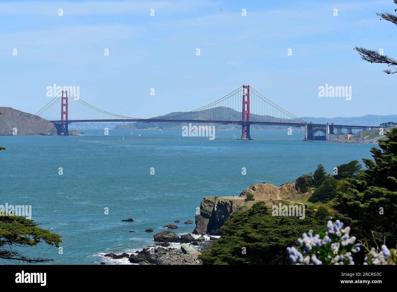 Golden Gate Bridge, suspension bridge,San Francisco, California, USA ...