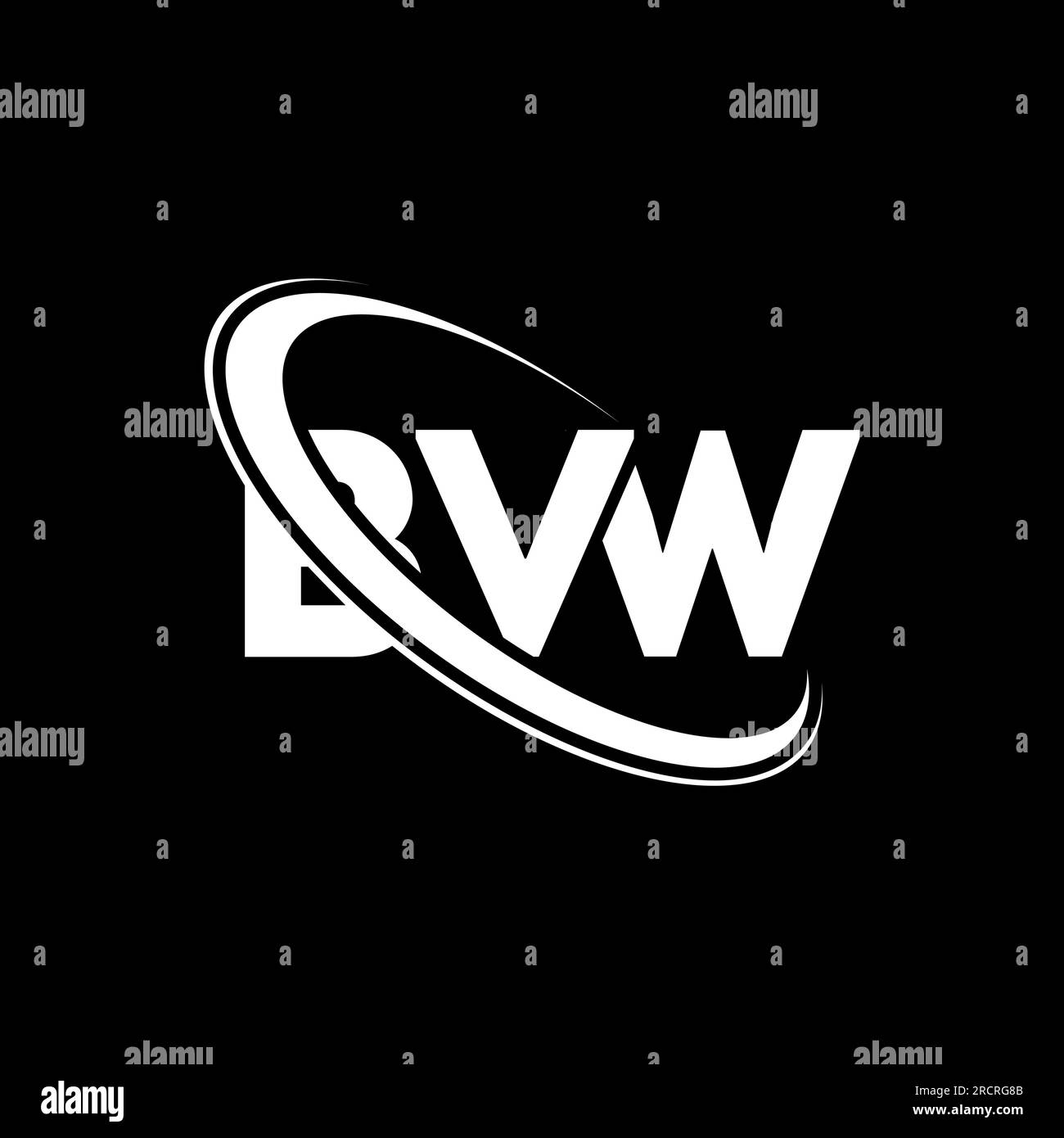 Bvw minimalist logo hi-res stock photography and images - Alamy