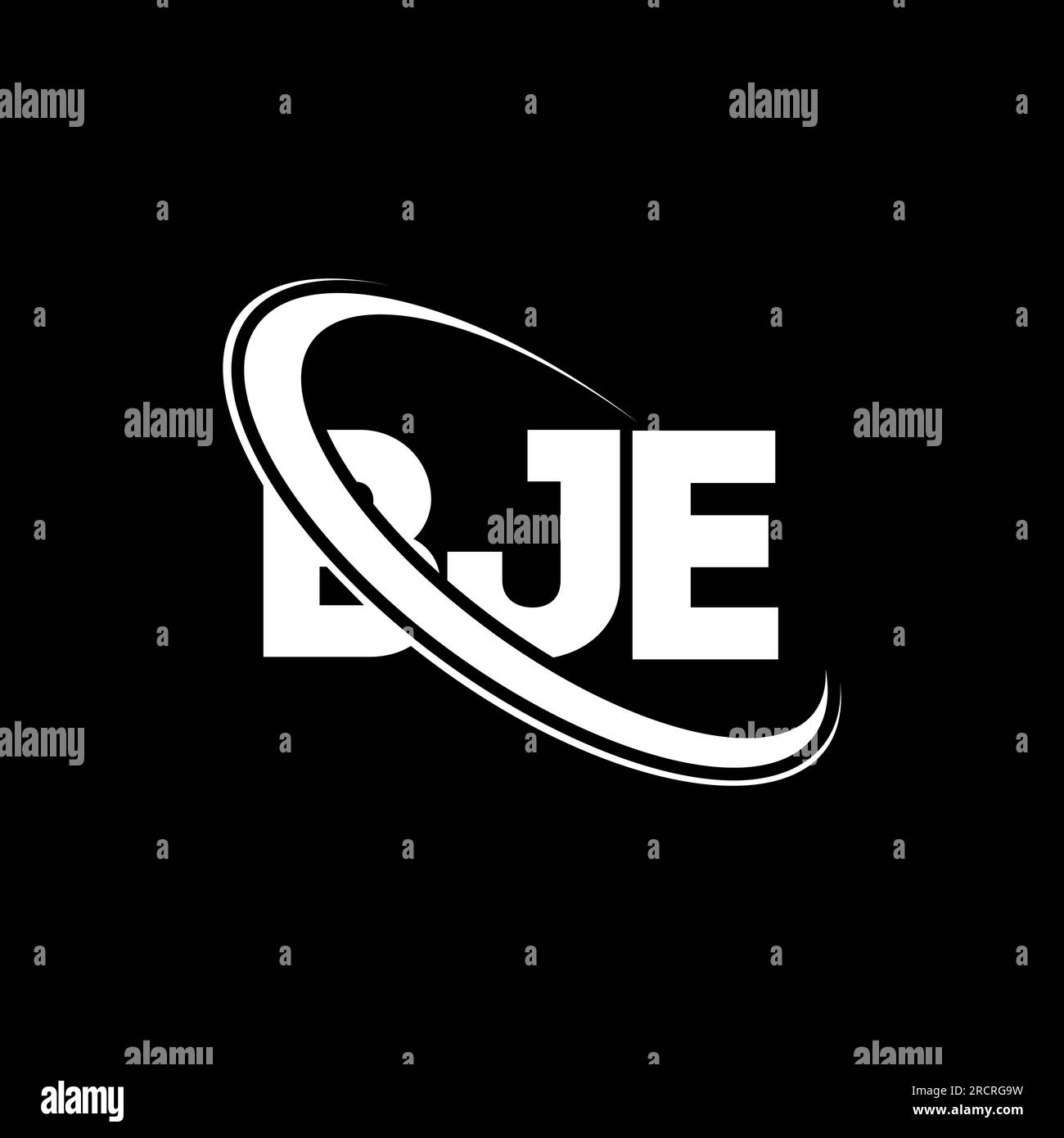 Bje logo design Stock Vector Images - Alamy