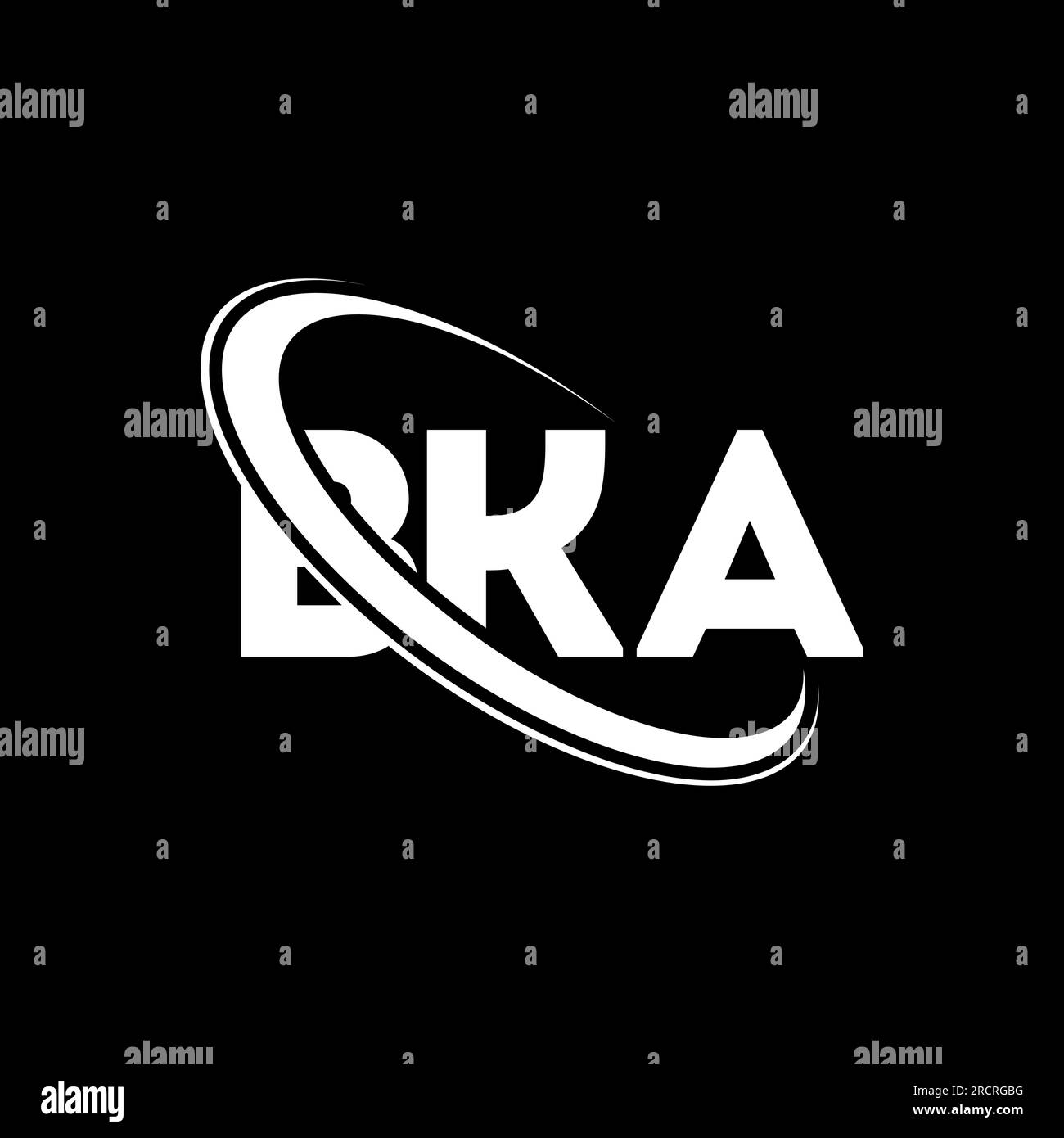 BKA logo. BKA letter. BKA letter logo design. Initials BKA logo linked ...