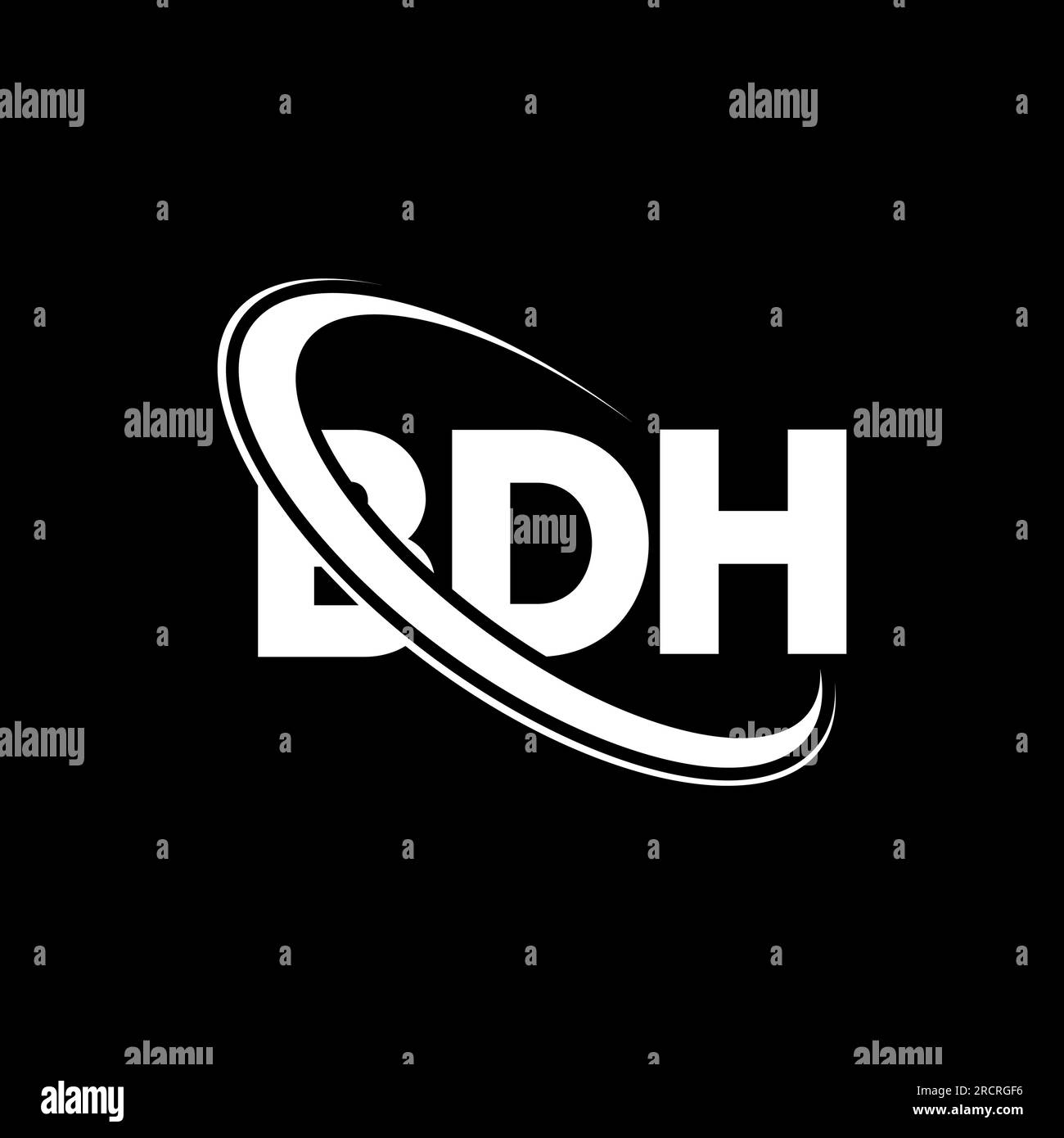BDH logo. BDH letter. BDH letter logo design. Initials BDH logo linked ...