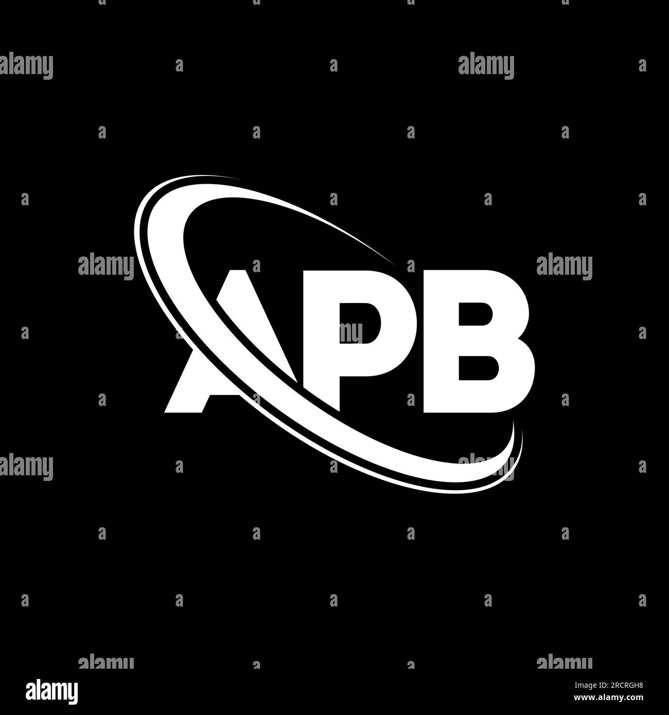 APB logo. APB letter. APB letter logo design. Initials APB logo linked ...