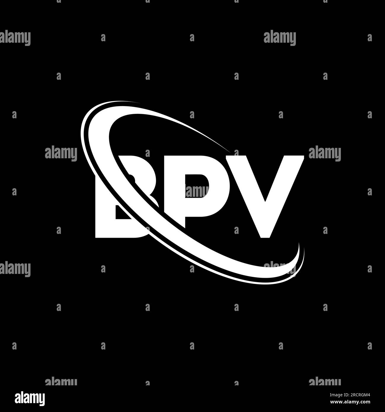 BPV logo. BPV letter. BPV letter logo design. Initials BPV logo linked ...