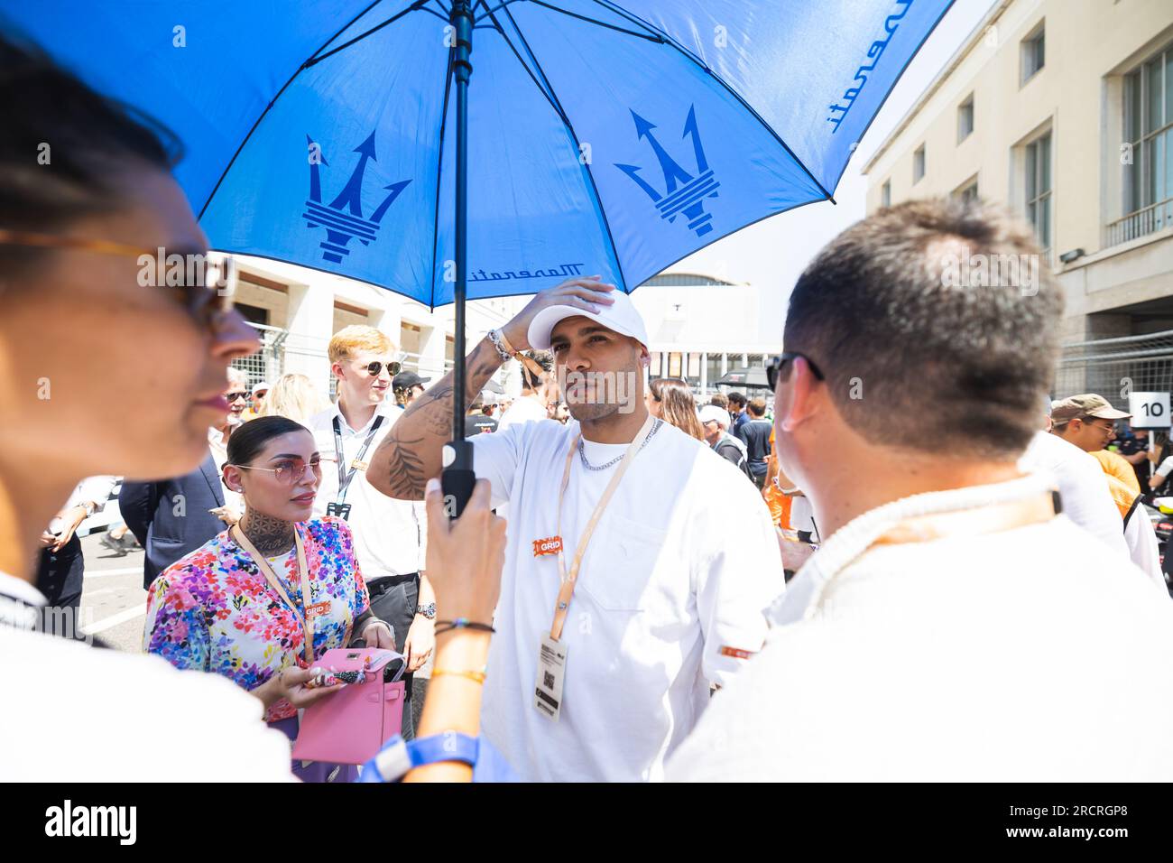 Rome, Italy. 16th July, 2023. Marcell Jacobs, italian sprinter, gold ...
