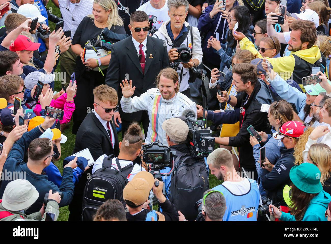 EDITORIAL USE ONLY Sebastian Vettel attends the Goodwood Festival of ...