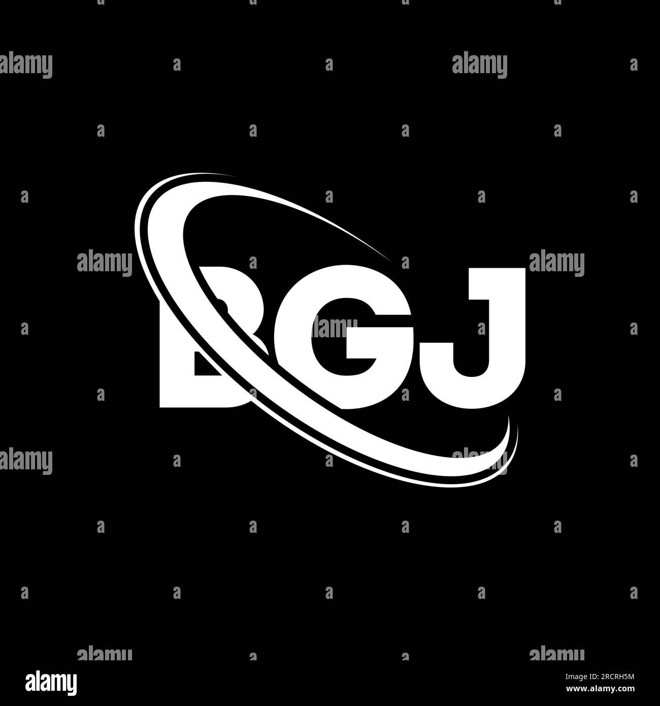 Bgj logo design hi-res stock photography and images - Alamy
