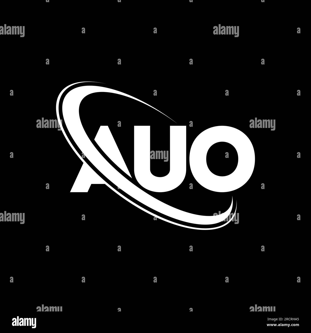 Auo logo design Stock Vector Images - Alamy