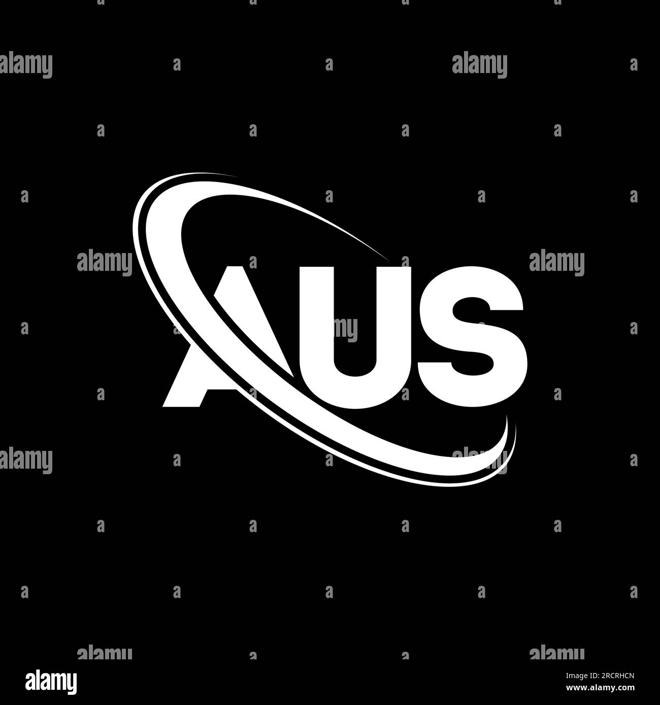 AUS logo. AUS letter. AUS letter logo design. Initials AUS logo linked ...