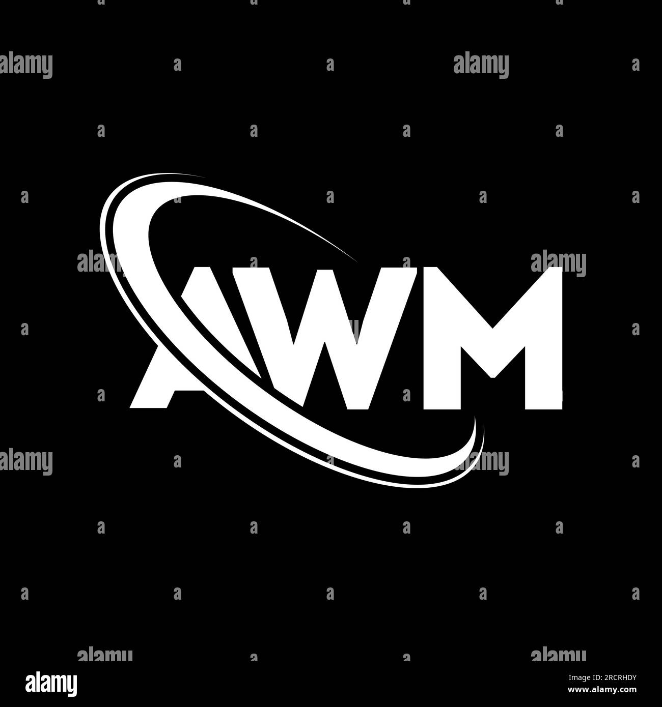Awm logo design hi-res stock photography and images - Alamy