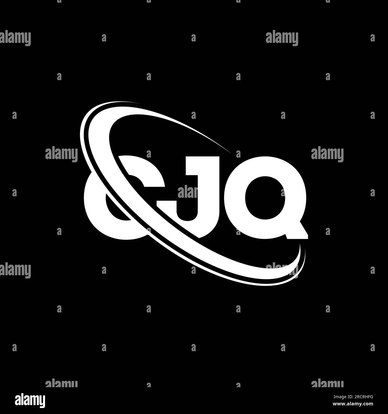 Cjq minimalist logo hi-res stock photography and images - Alamy
