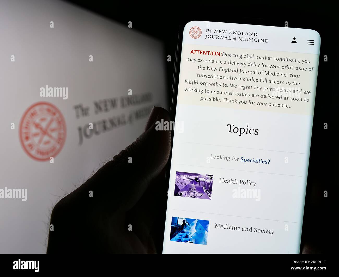 Nejm logo hi-res stock photography and images - Alamy