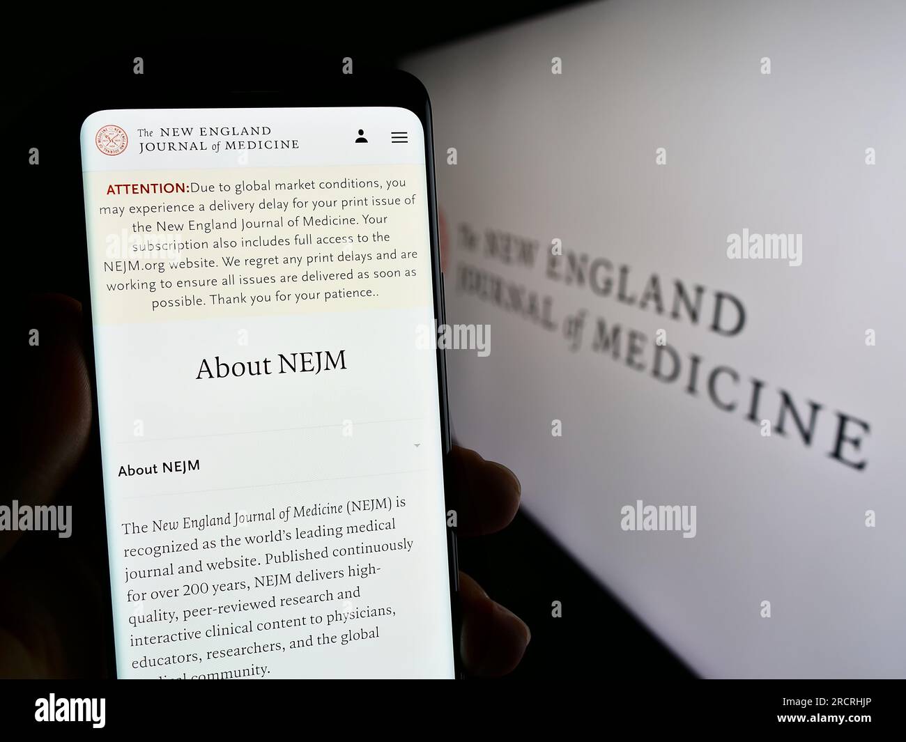 Nejm logo hi-res stock photography and images - Alamy