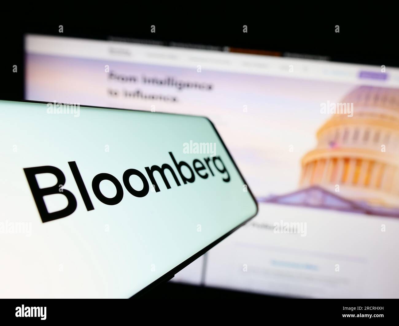 Bloomberg logo hi-res stock photography and images - Alamy