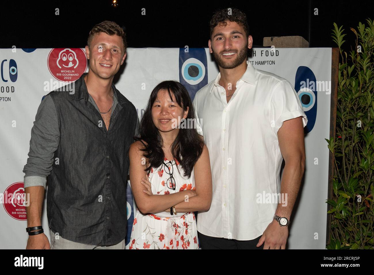 Jonah Naidus, guest and Jordan Naidus attends Ruth Katz and Katlean De ...