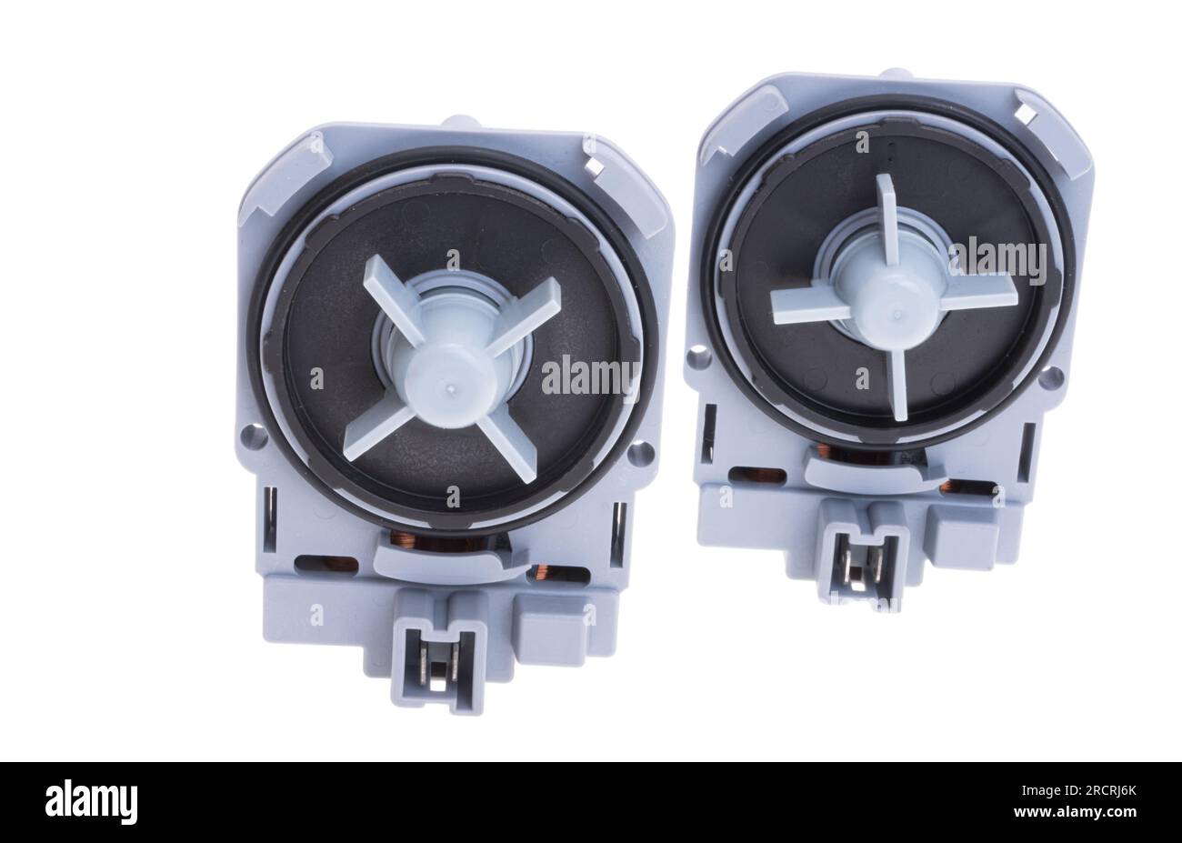 pump for washing machine isolated on white background Stock Photo - Alamy