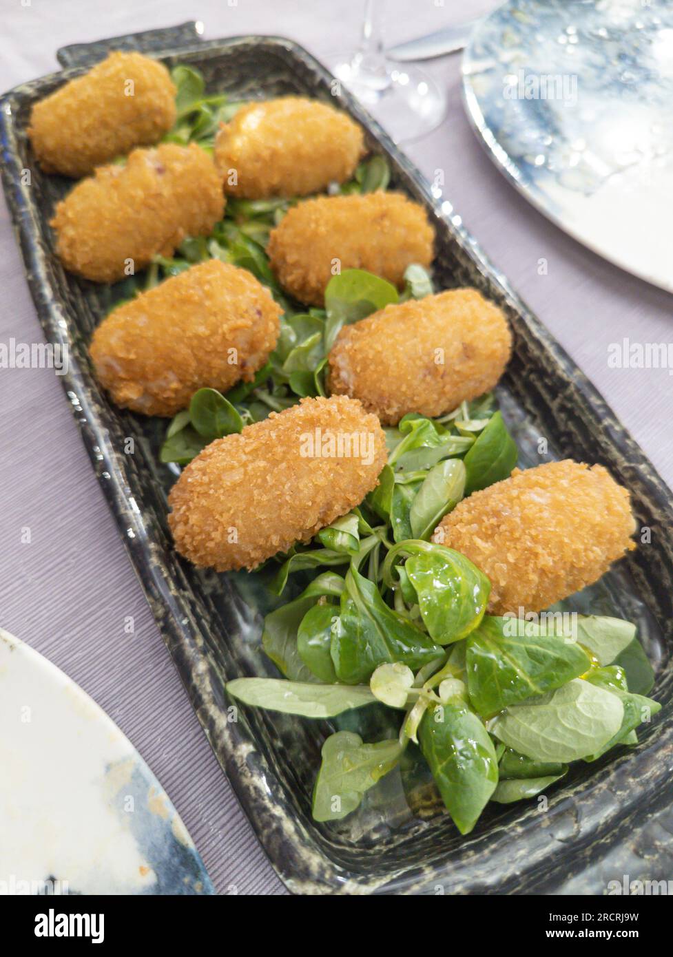 Breaded mushroom balls hi-res stock photography and images - Alamy