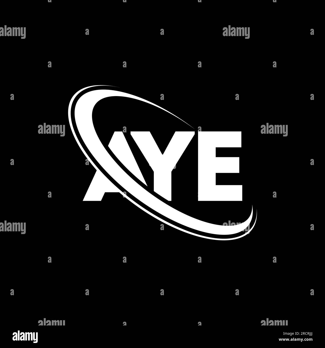 Aye minimalist logo hi-res stock photography and images - Alamy
