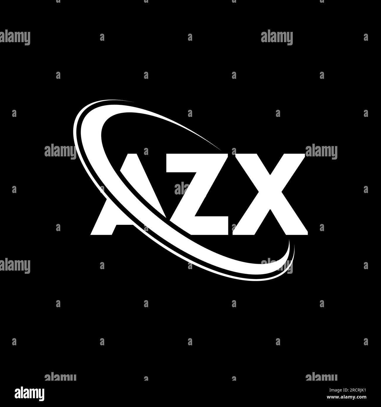 AZX logo. AZX letter. AZX letter logo design. Initials AZX logo linked with circle and uppercase ...