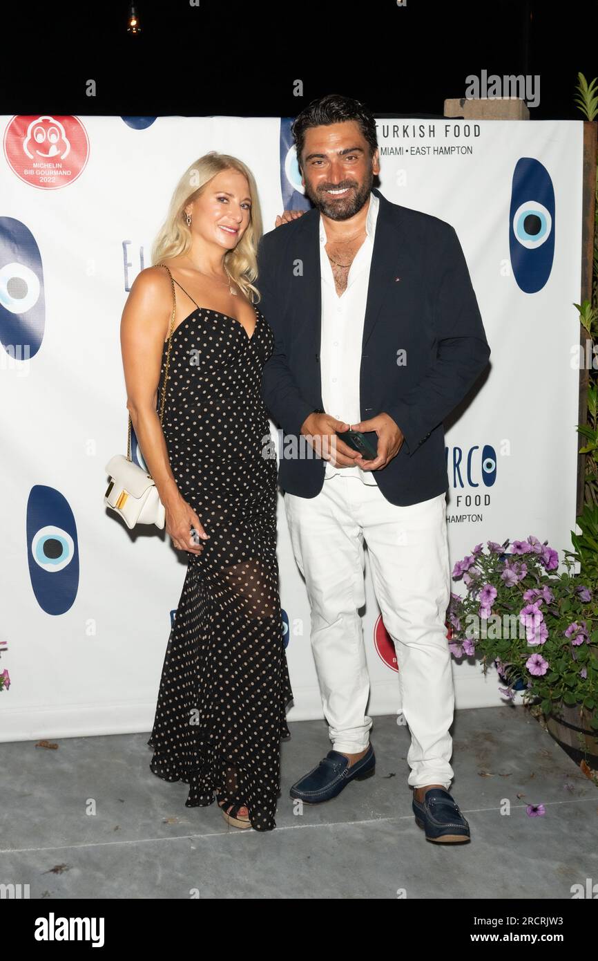 Ruth Katz and Cagri Kanver attends Ruth Katz and Katlean De Monchy ...