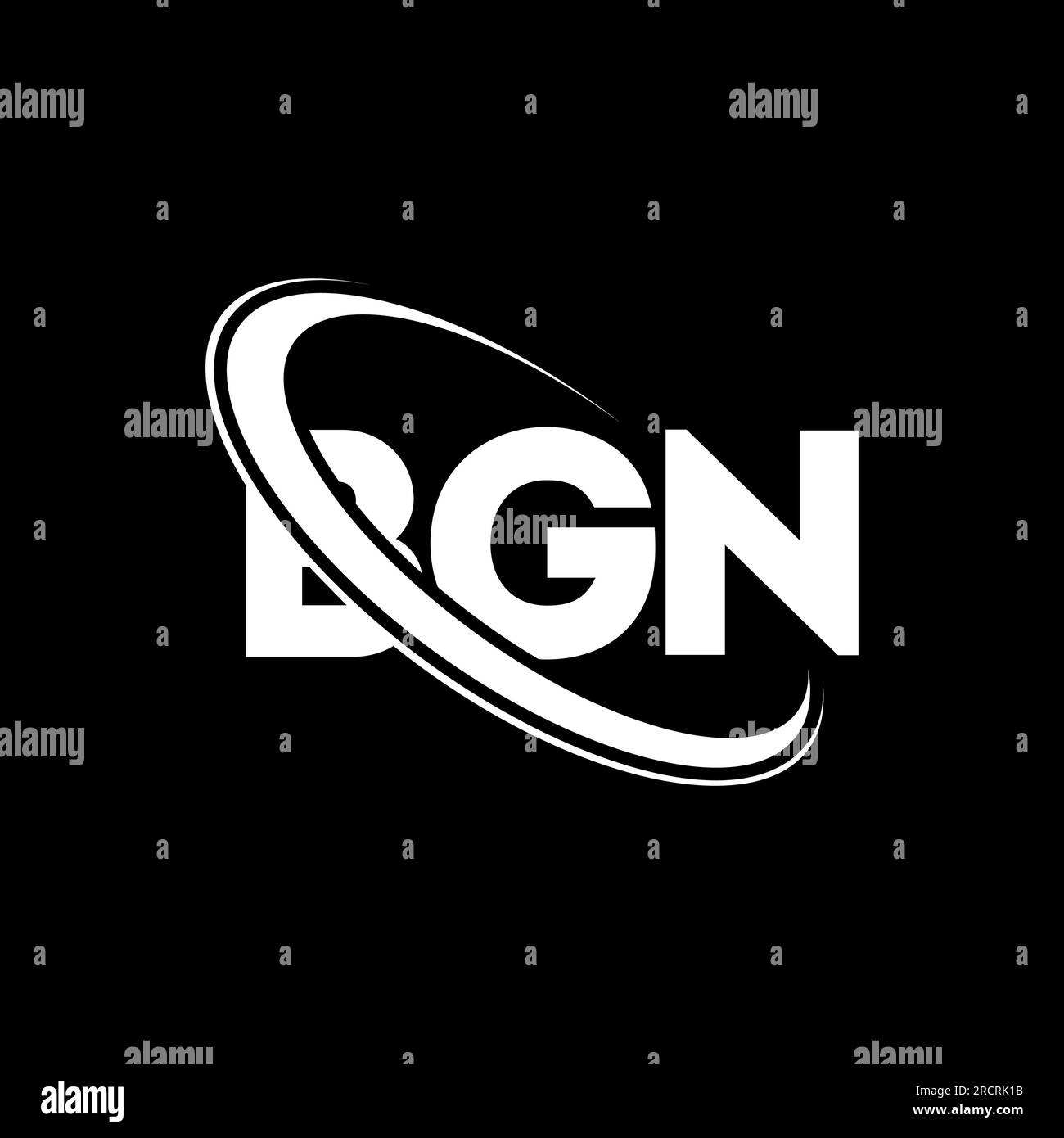 BGN logo. BGN letter. BGN letter logo design. Initials BGN logo linked ...