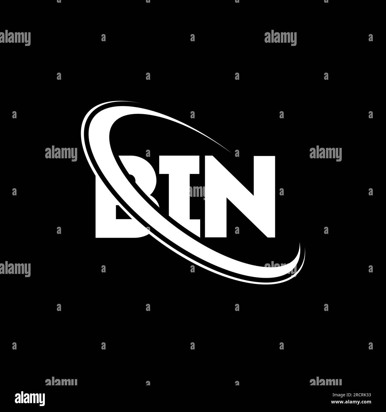 BIN logo. BIN letter. BIN letter logo design. Initials BIN logo linked ...