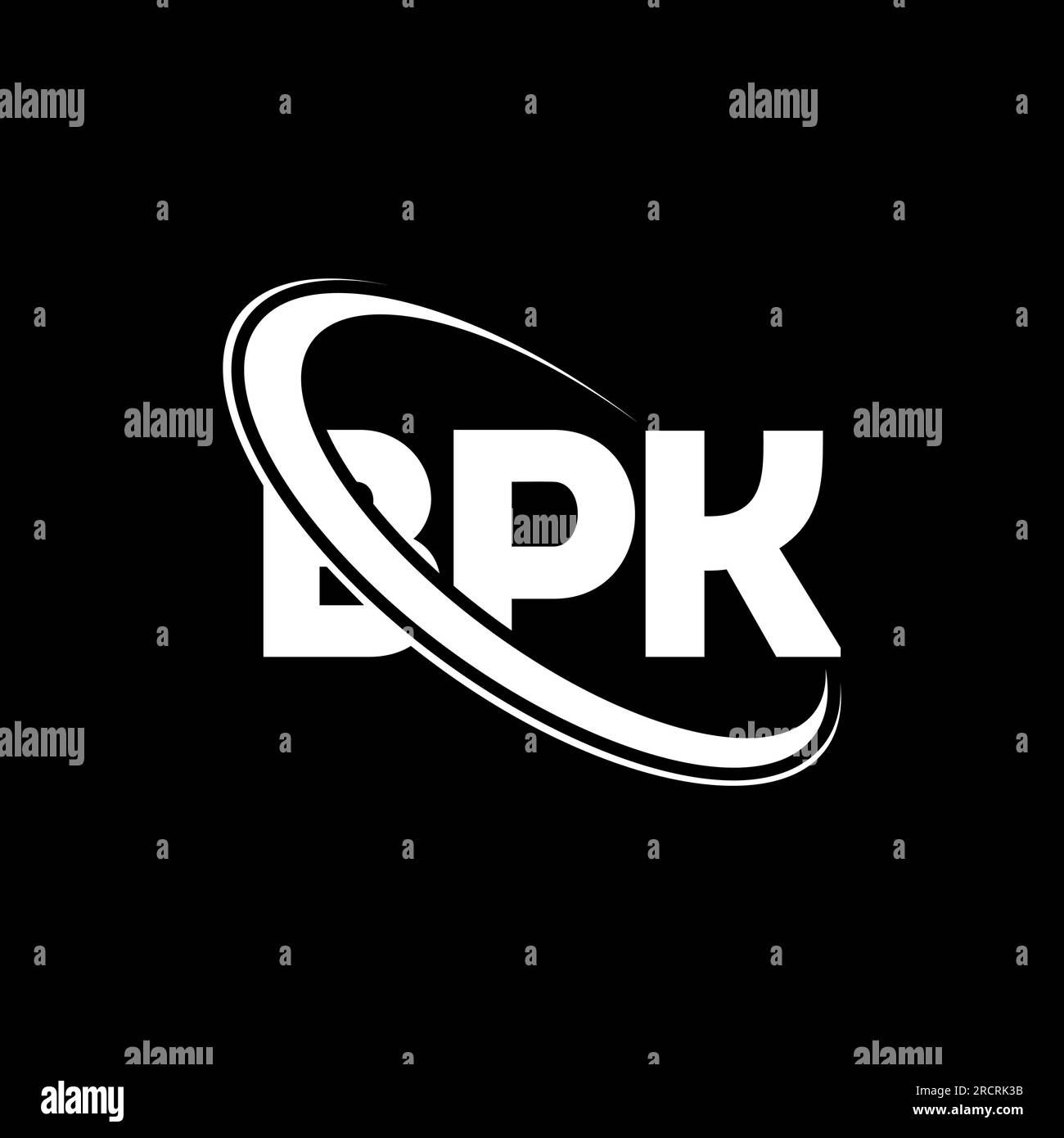 BPK logo. BPK letter. BPK letter logo design. Initials BPK logo linked ...