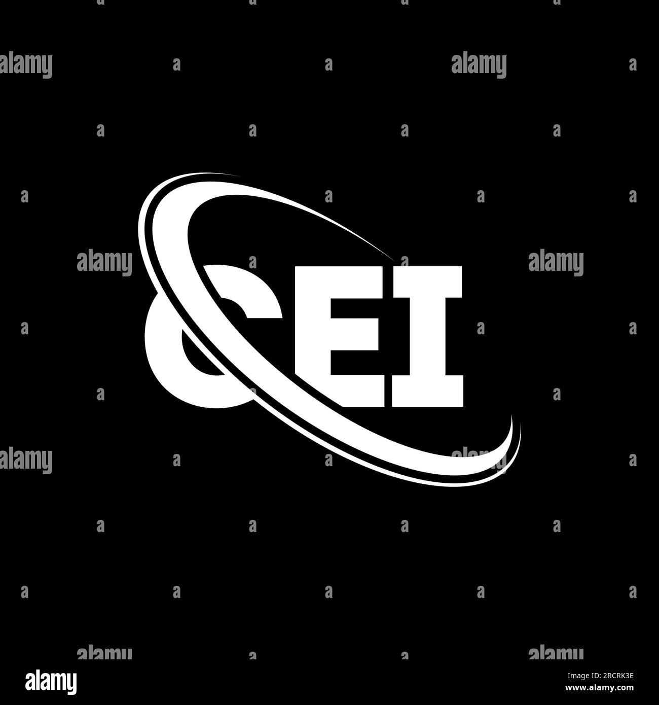 Cei Logo Cei Letter Cei Letter Logo Design Initials Cei Logo Linked