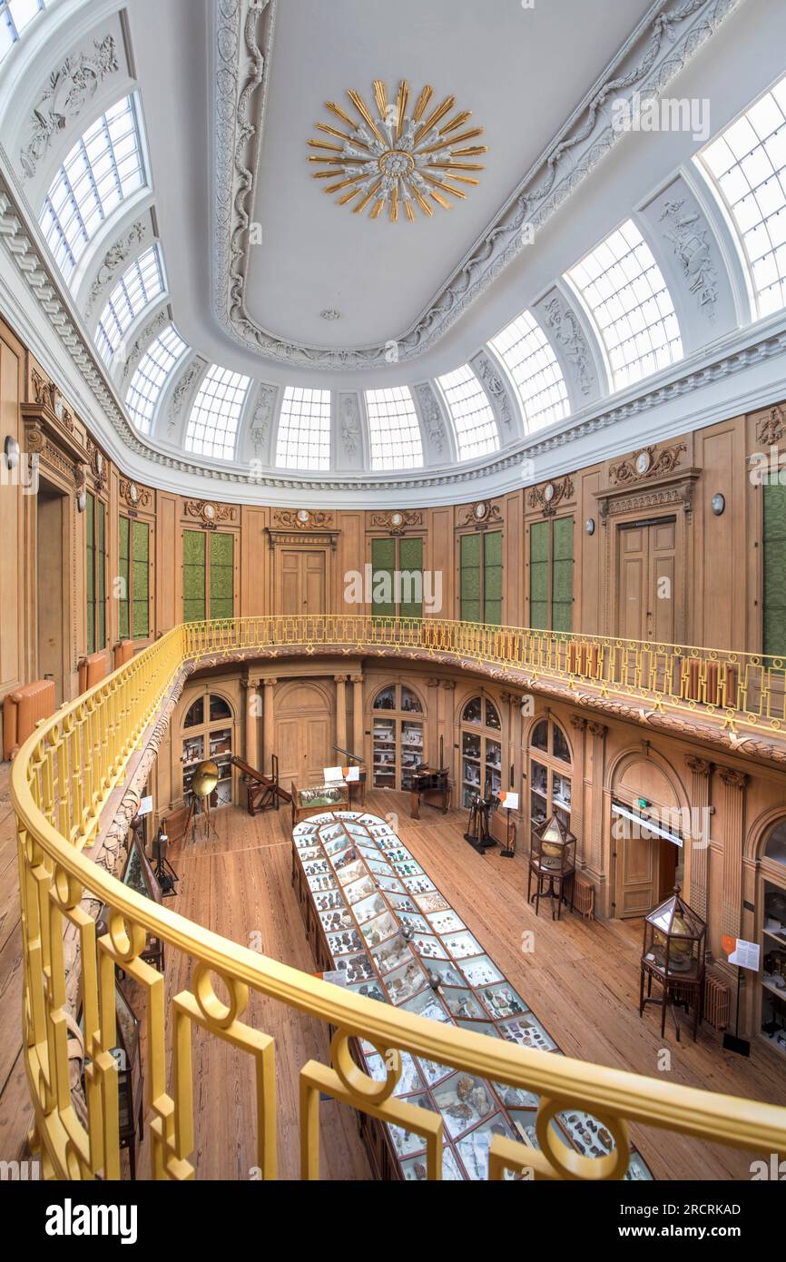 The oval room, Teylers Museum, Haarlem, North Holland, Netherlands ...