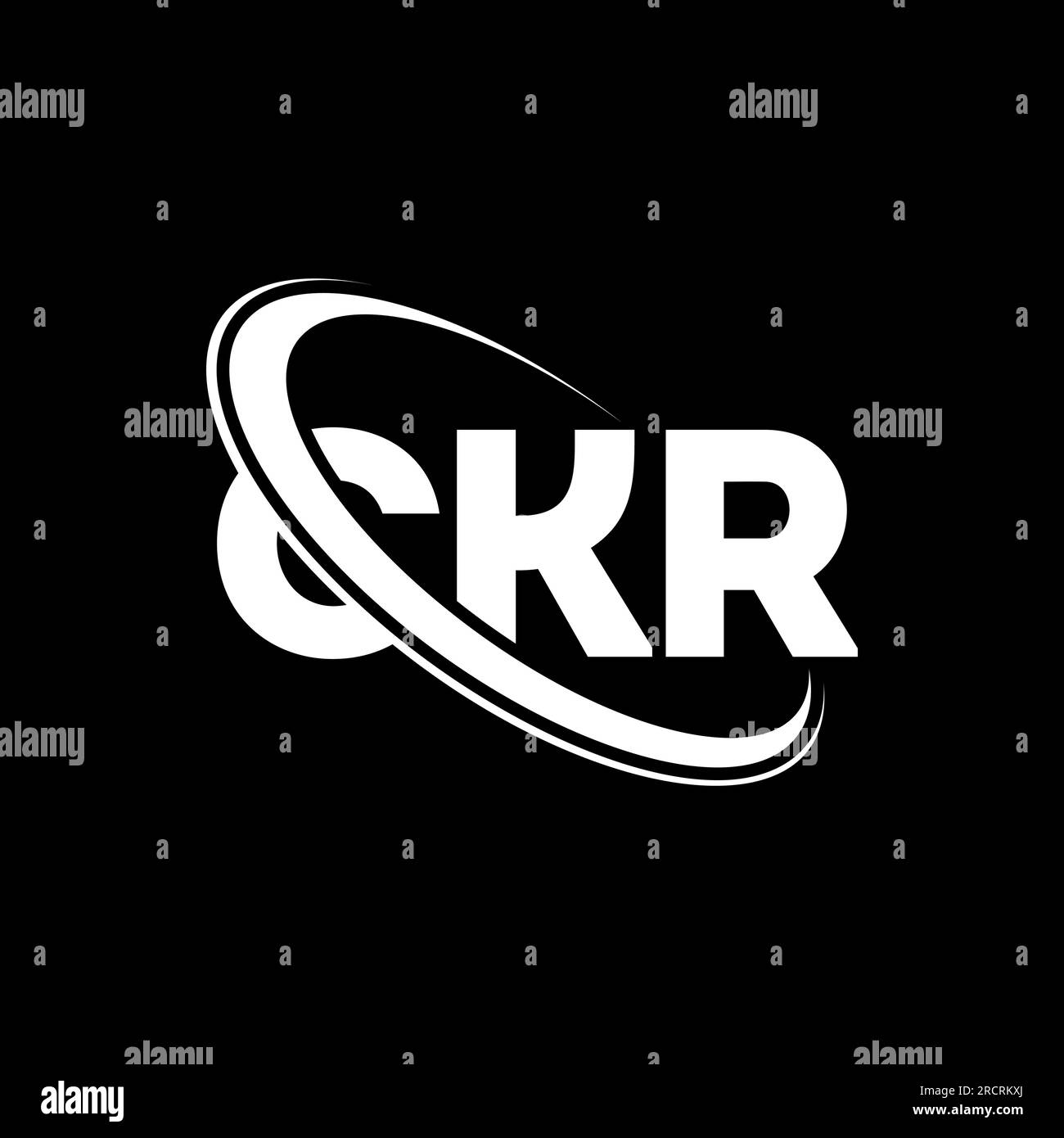 CKR logo. CKR letter. CKR letter logo design. Initials CKR logo linked ...
