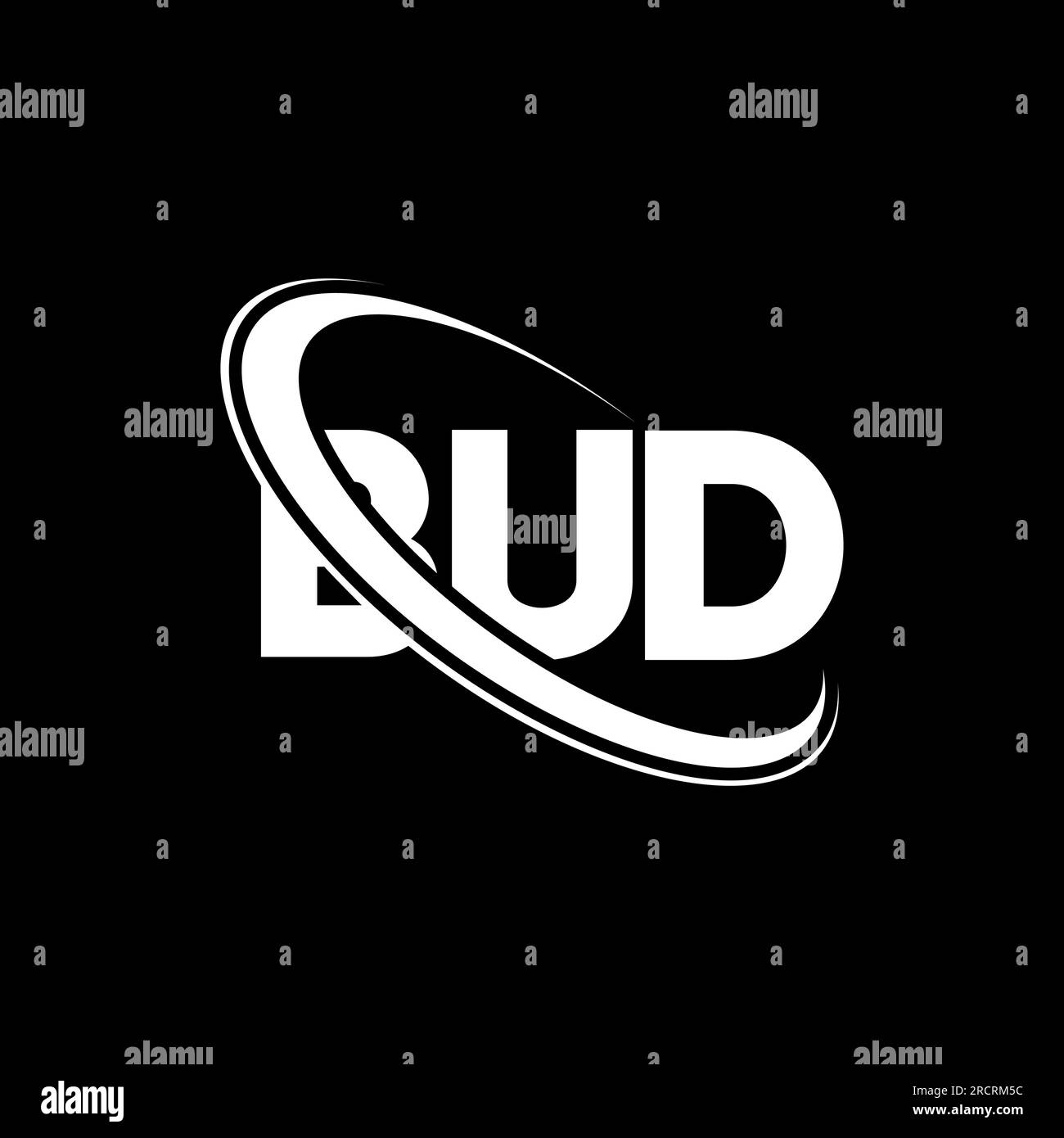 BUD logo. BUD letter. BUD letter logo design. Initials BUD logo linked ...