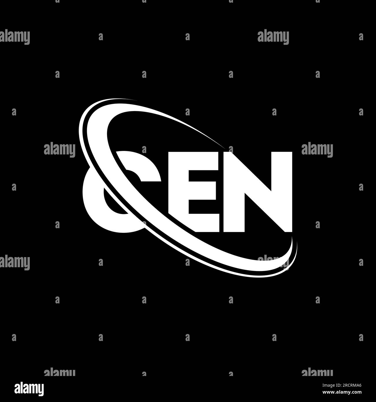 CEN logo. CEN letter. CEN letter logo design. Initials CEN logo linked ...