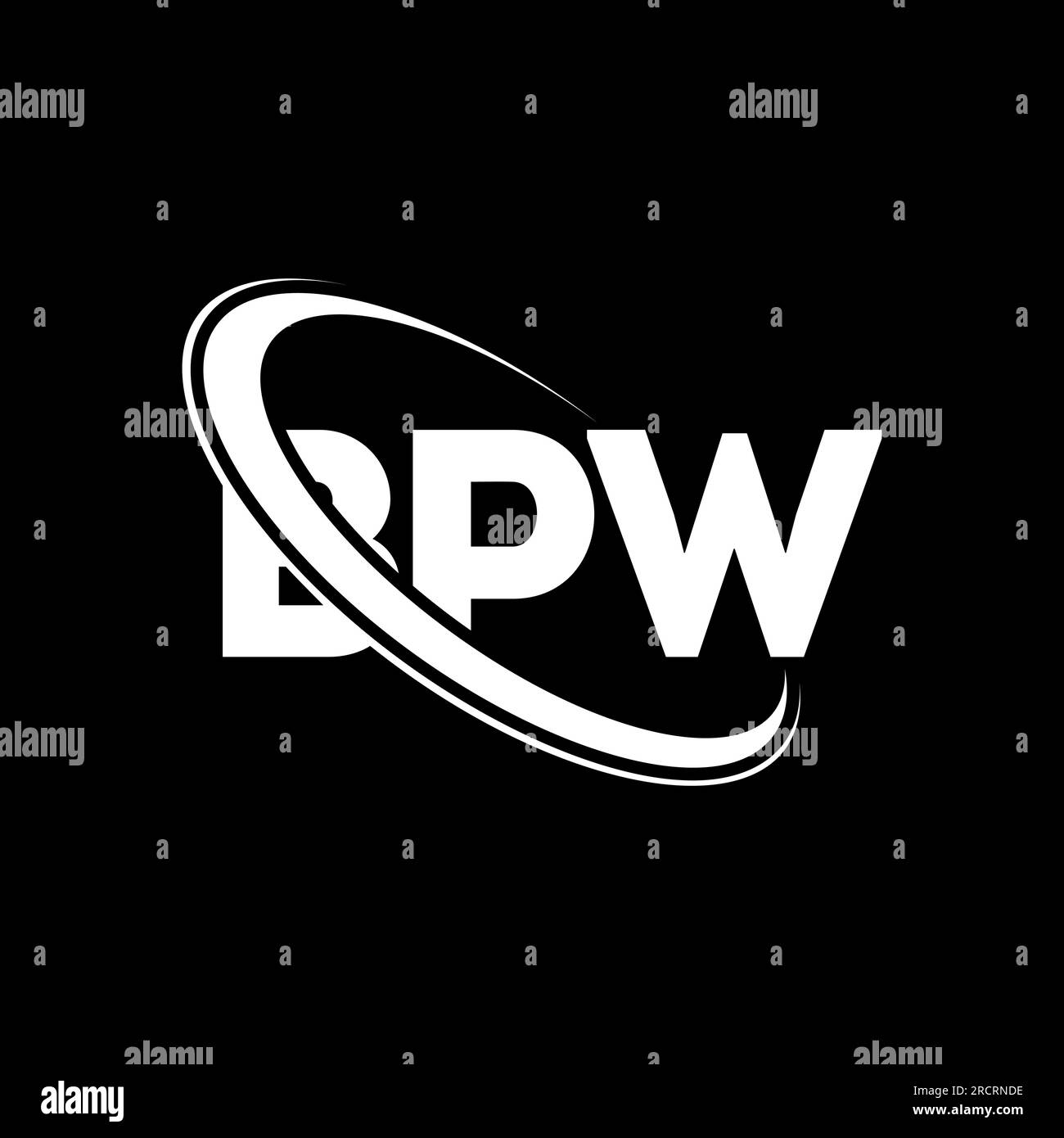 Bpw logo design hi-res stock photography and images - Alamy