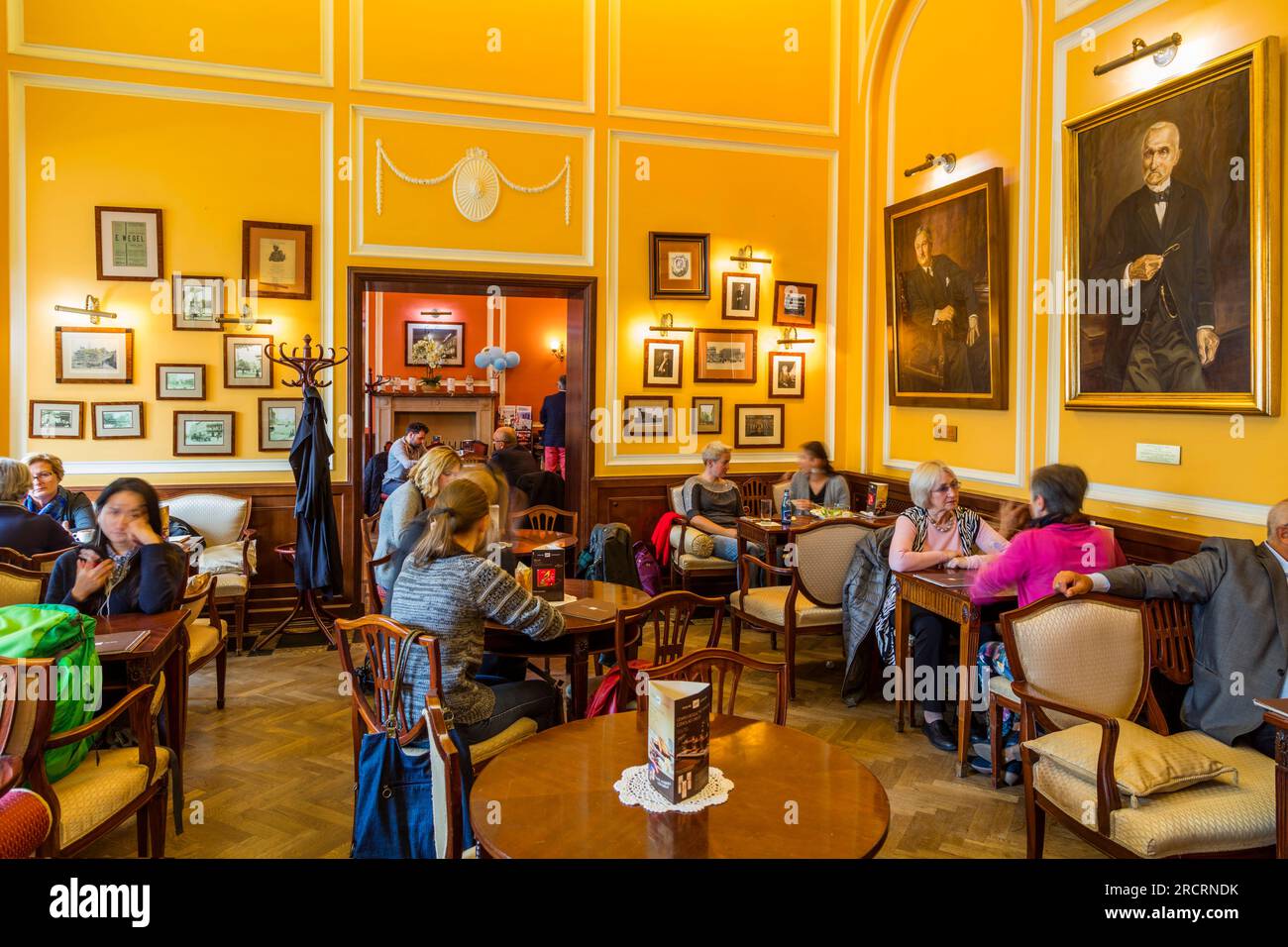 Warsaw, Poland, Wedel Café Stock Photo - Alamy