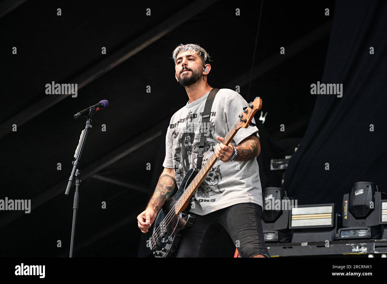 Paul Spirou of Fame on Fire performs at Inkcarceration Music and Tattoo ...