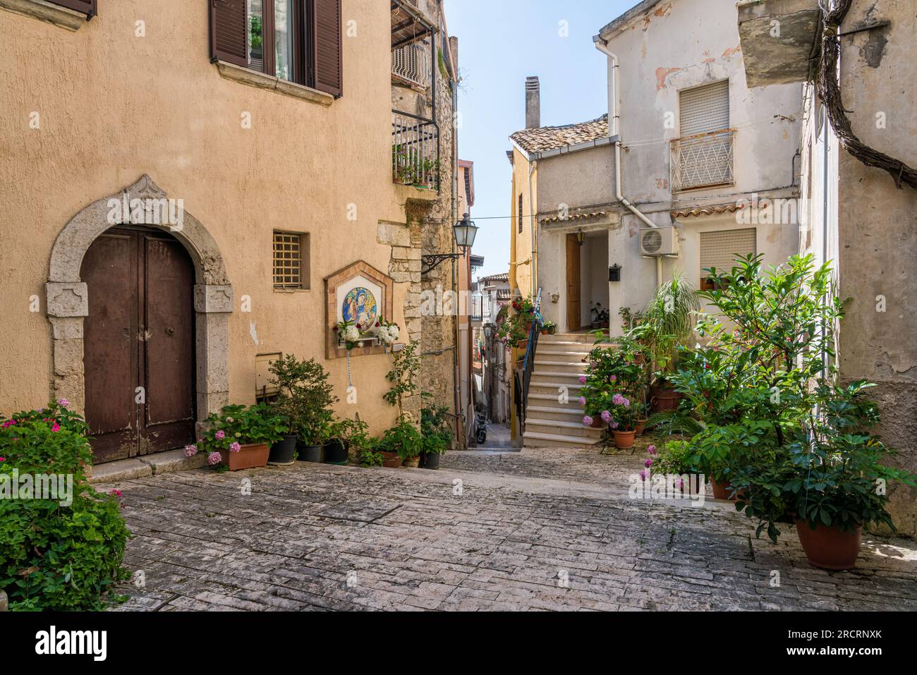 Scenic sight in Maranola, small village overlooking Gaeta gulf ...