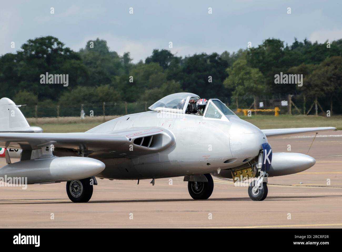 Norwegian Air Force DH Vampire FB.52 arrive for the 2023 Fairforf ...