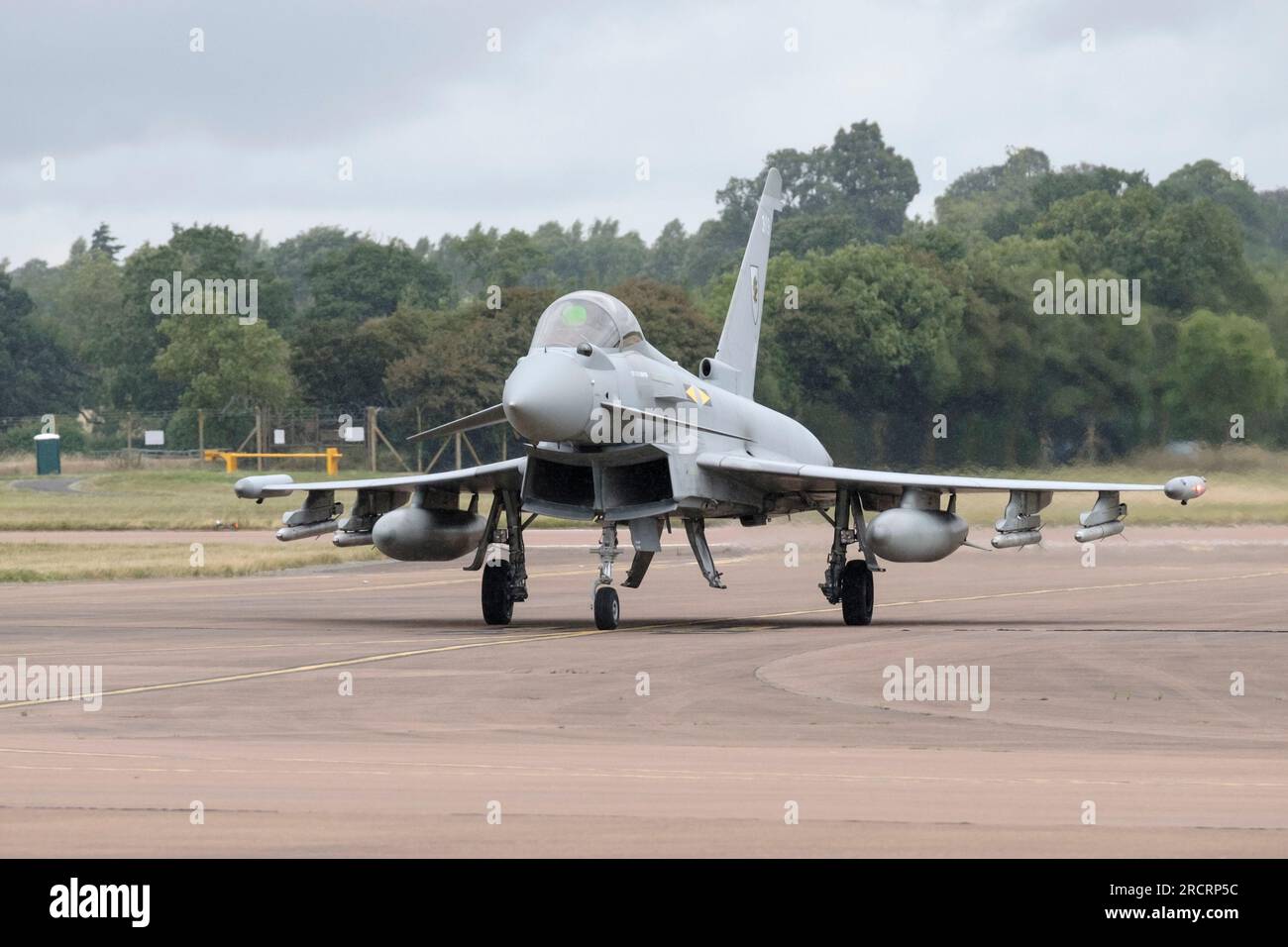 RAF FGR4 Typhoon ZK319 arrives at the 2023 Fairford International Air ...