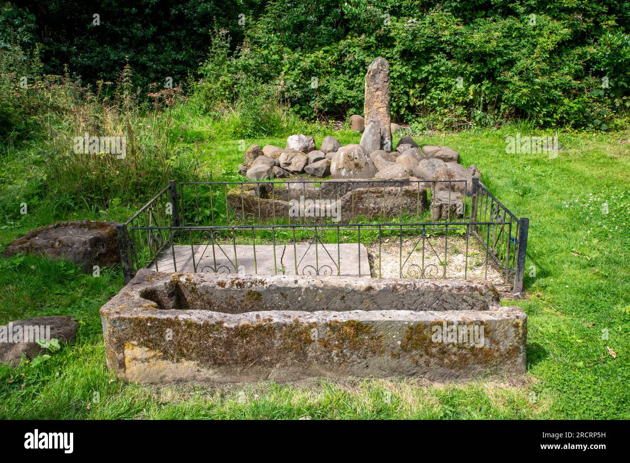 Remains of St Leonards Hospital, North Shields Stock Photo - Alamy
