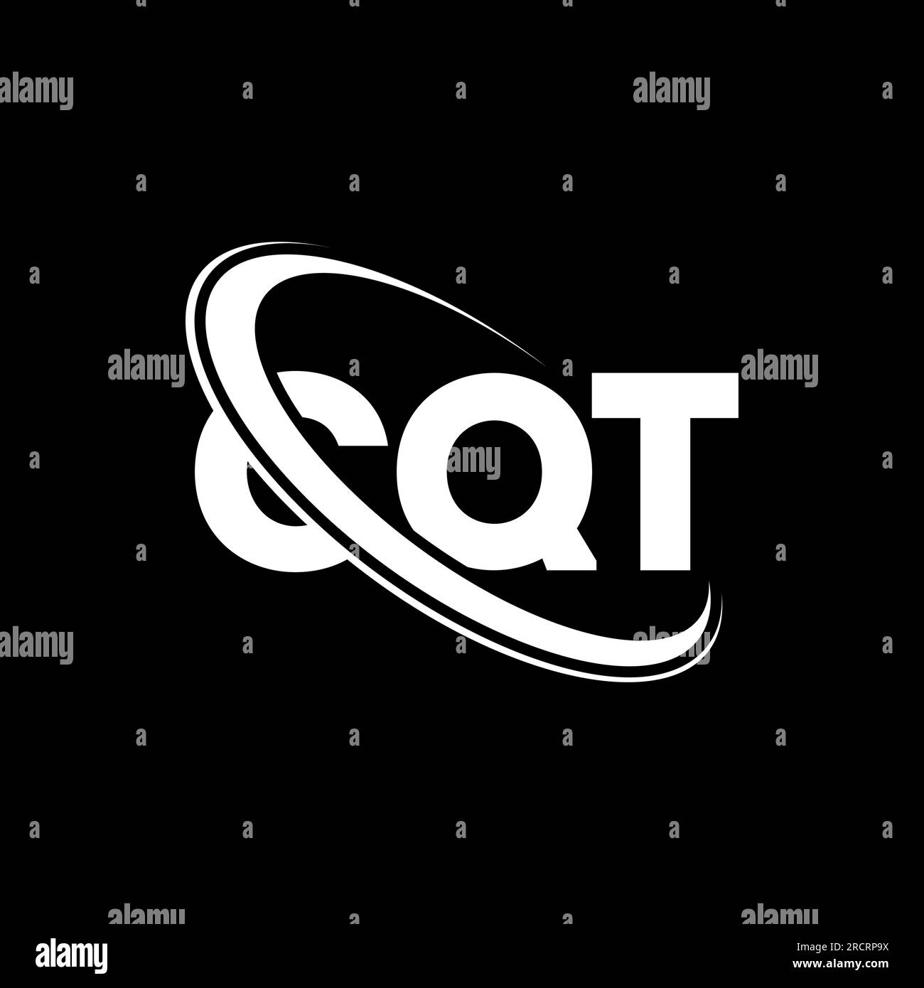 CQT logo. CQT letter. CQT letter logo design. Initials CQT logo linked ...