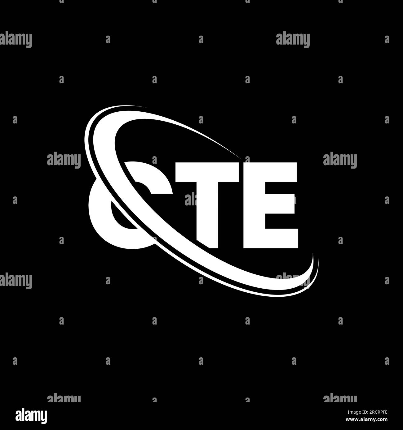 Cte Logo Cte Letter Cte Letter Logo Design Initials Cte Logo Linked