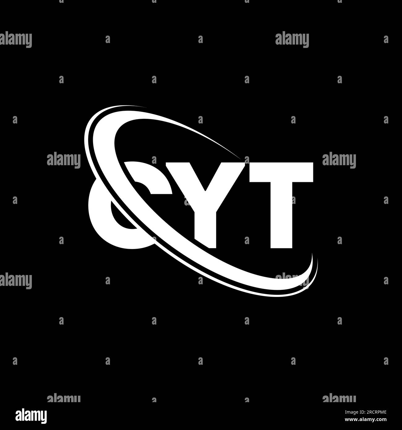 CYT logo. CYT letter. CYT letter logo design. Initials CYT logo linked ...